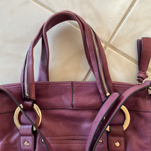 b. makowsky | Bags | Purple Genuine Leather B Makowsky Handbag | Poshmark